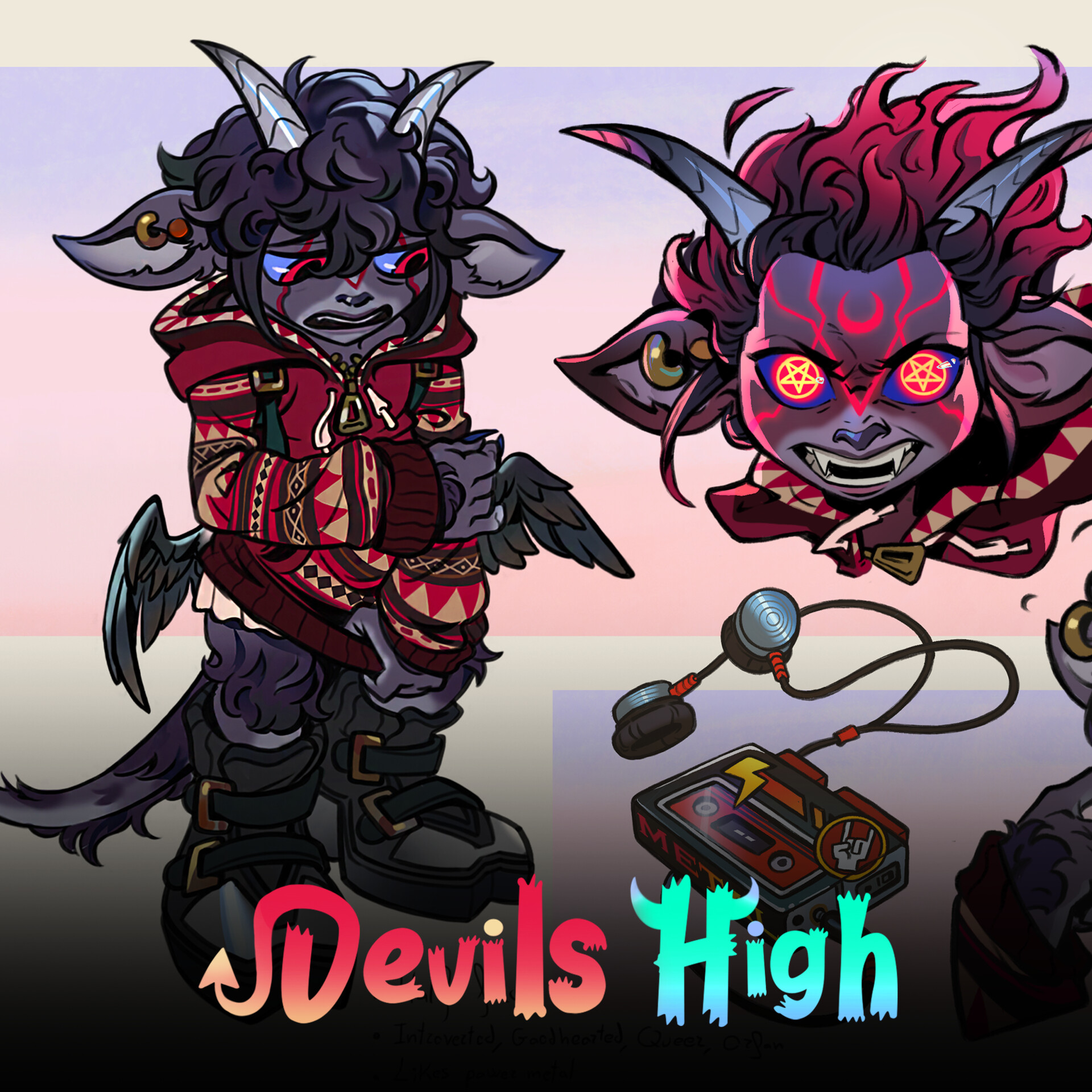 ArtStation - Devils High Characters Design
