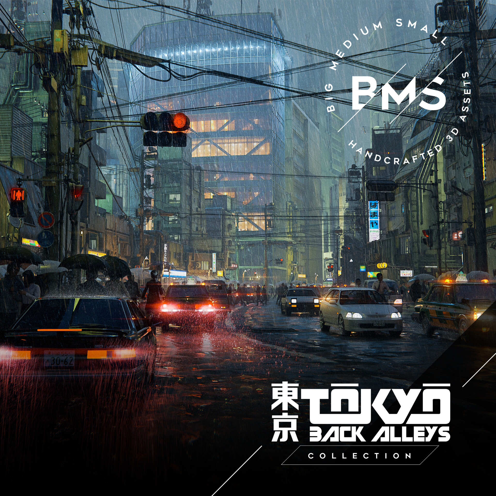 ArtStation - Big/Medium/Small Tokyo Back Alleys Update