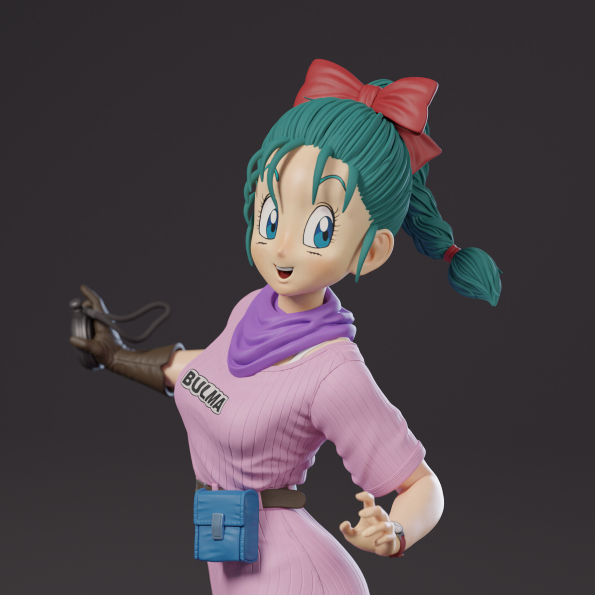 ArtStation - DBZ - Bulma Statue