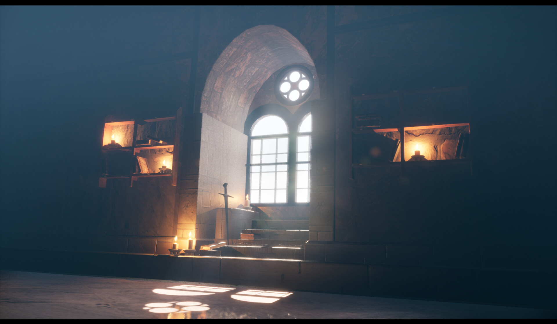 ArtStation - Finished (student work) By the Window Scene