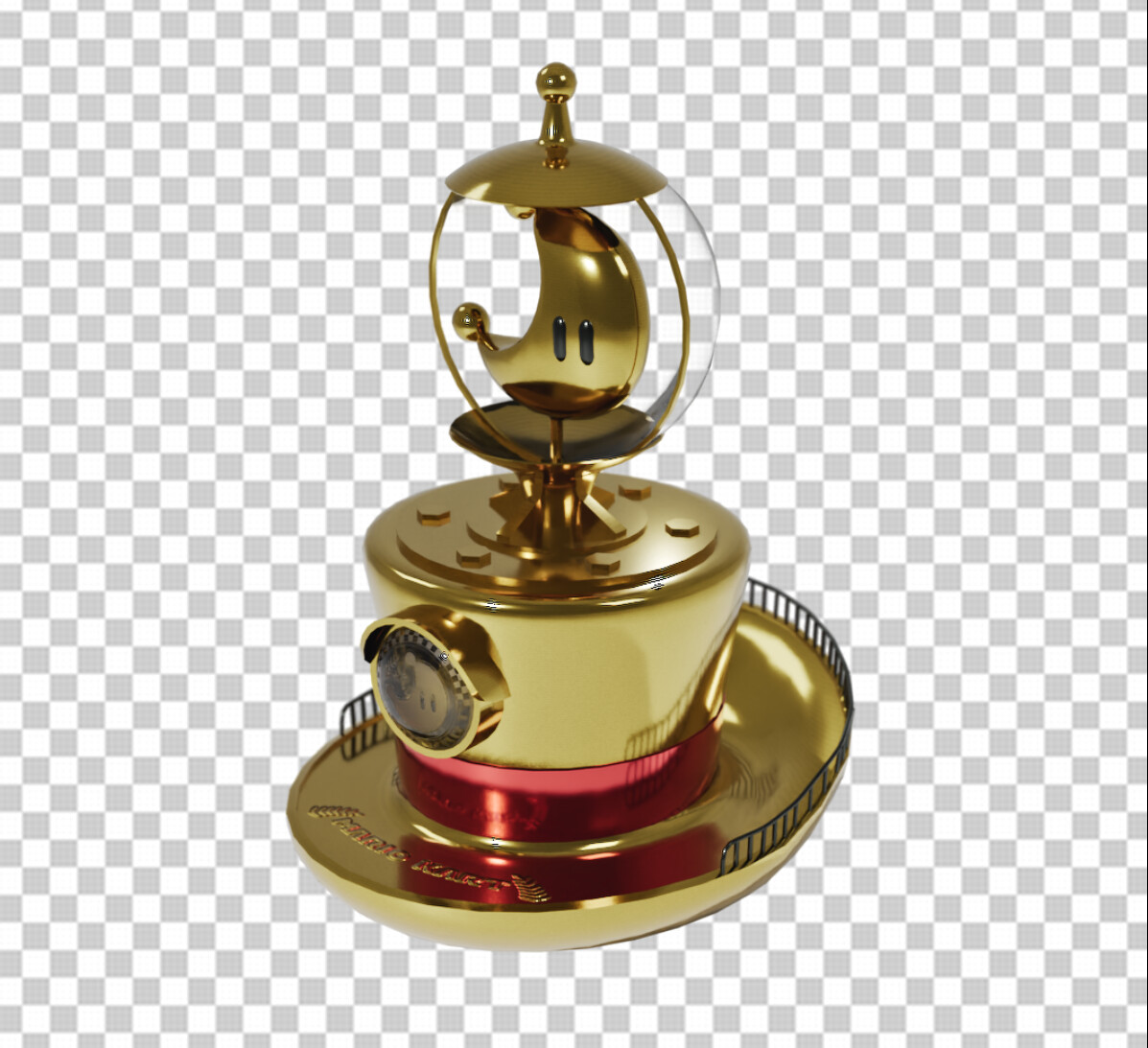 ArtStation - Mario Kart 8 Deluxe - Moon Trophy