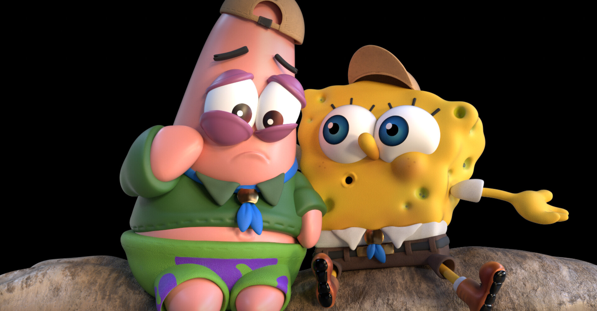 ArtStation - SpongeBob & Patrick | 3D Modeling
