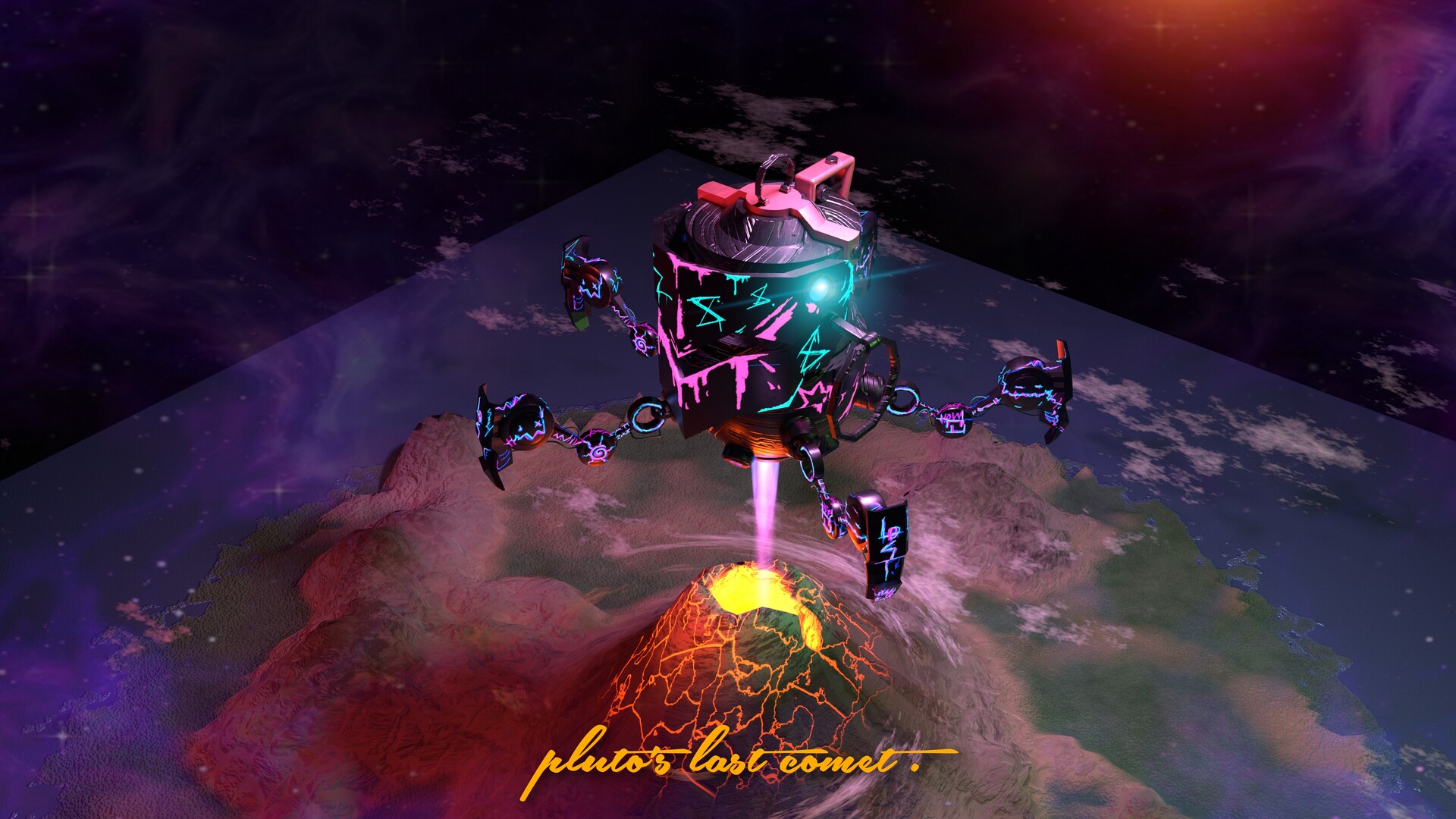 ArtStation - Pluto's last comet