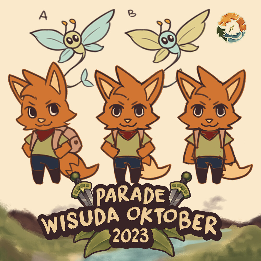 ArtStation - Parade Wisuda Oktober ITB 2023 - Work in Progress