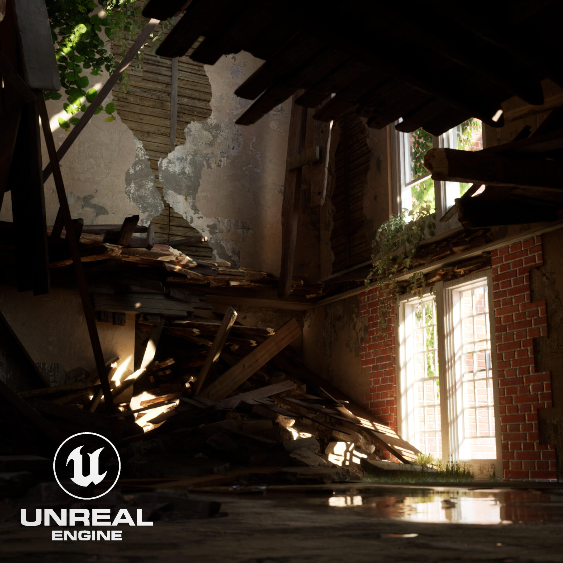 ArtStation - Abandoned Room (Unreal Engine 5)