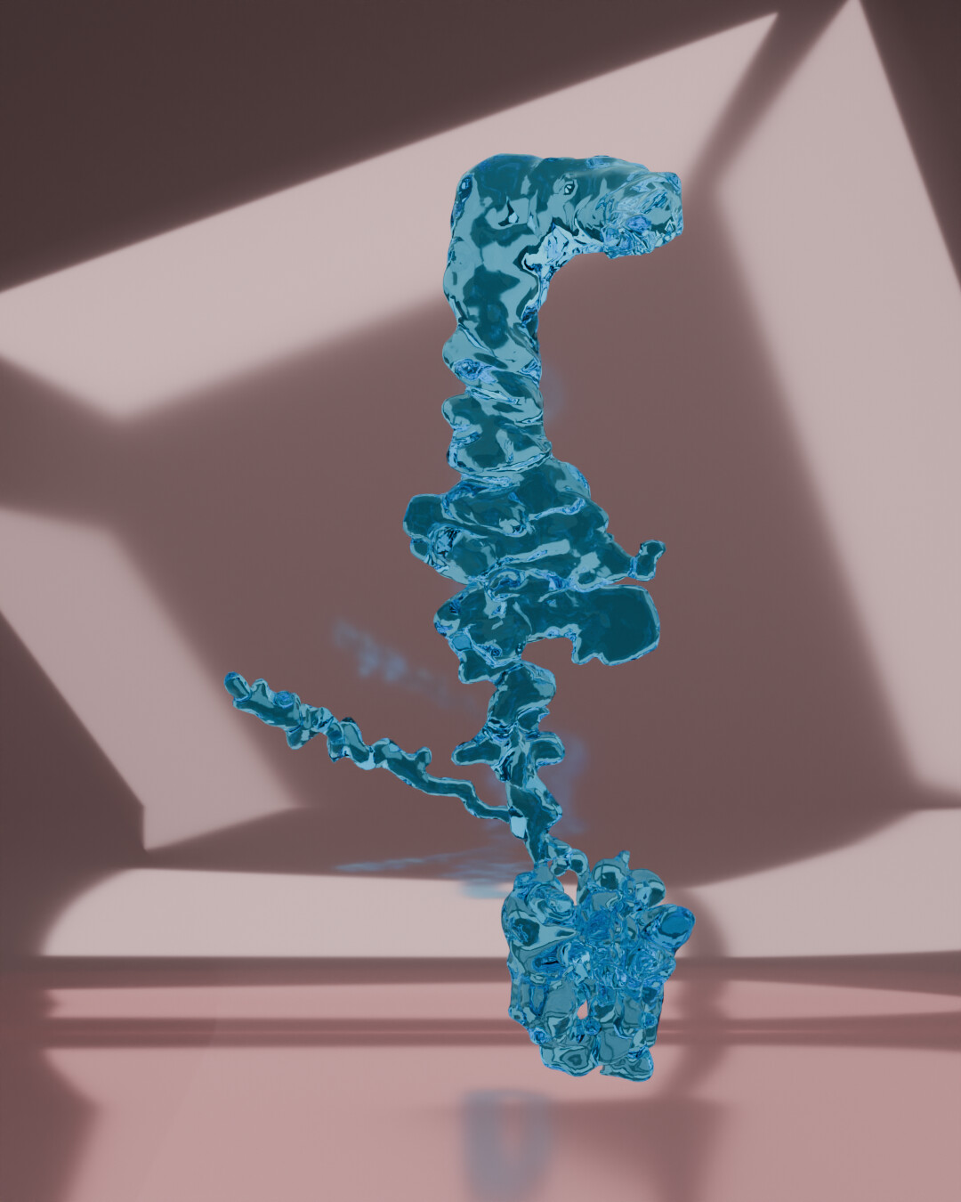 ArtStation - Following Fluid Concept Simulation.