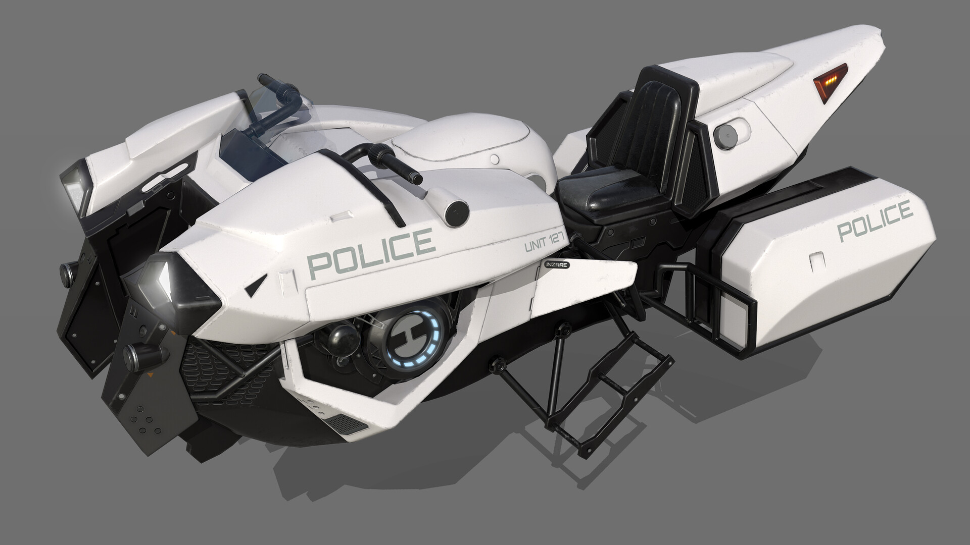 ArtStation - Hoverbike game asset