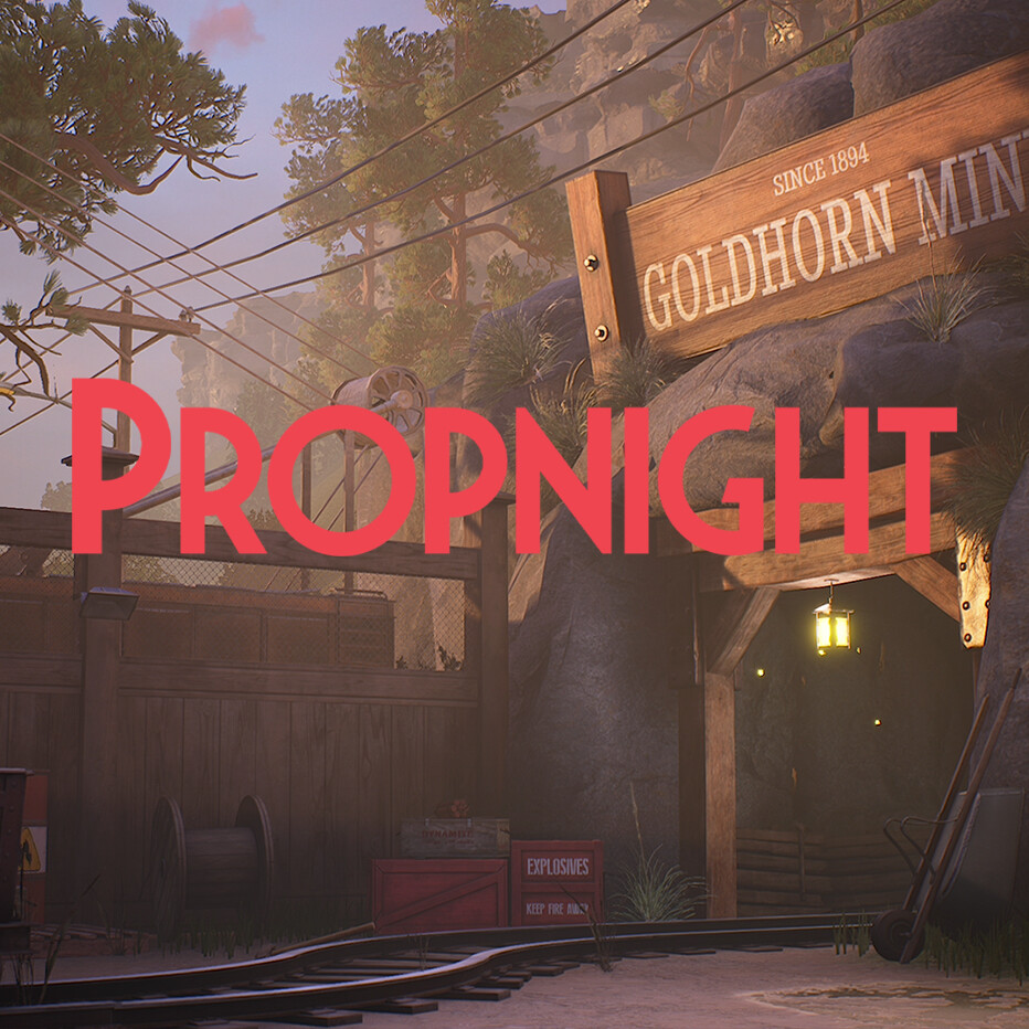 ArtStation - Propnight assets (Goldhorn Mine map)