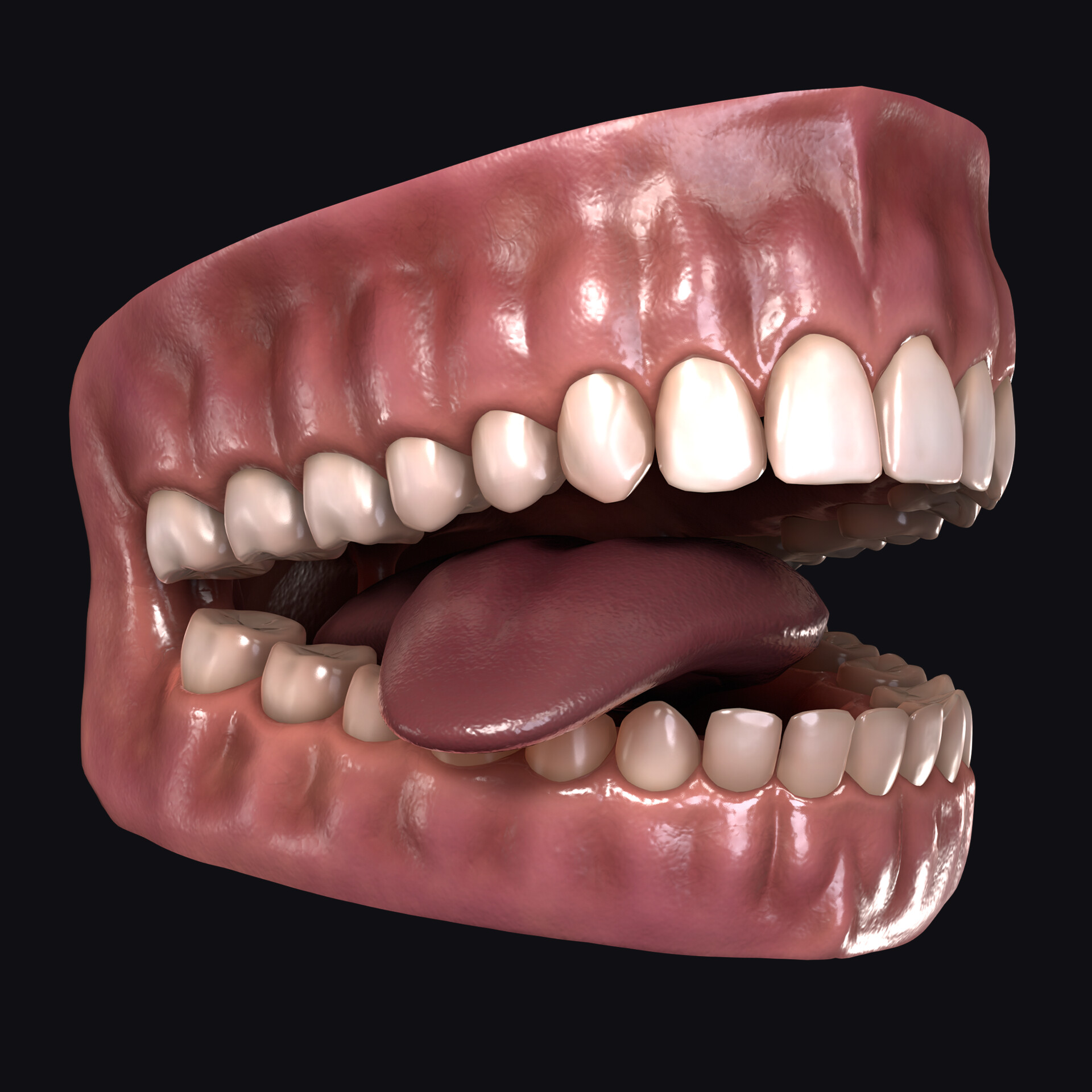 ArtStation - Mouth & Teeth