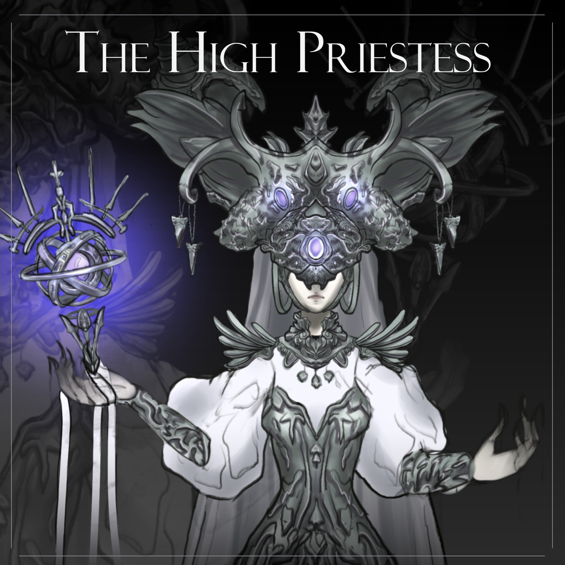 ArtStation - The Dark Priestess