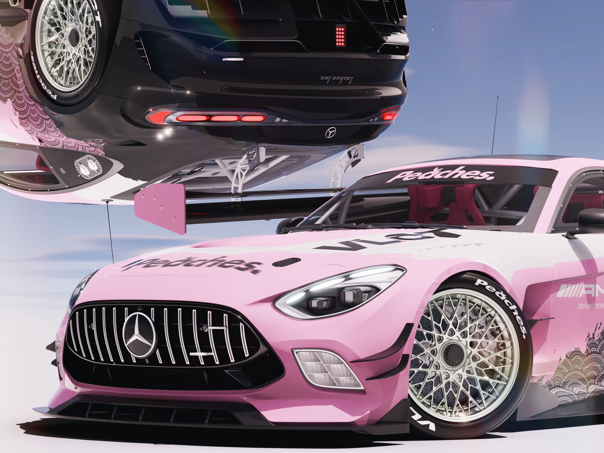 ArtStation - VLCT x PEACHES AMG GT3