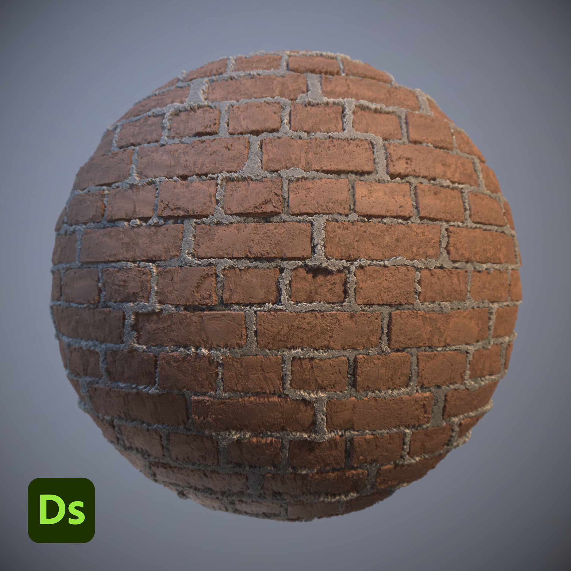 ArtStation - Substance Designer | Procedural Sloppy Brick