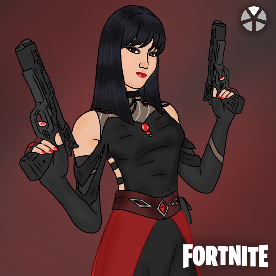 ArtStation - Fortnite Skin Concept | Diamond Rebel - Redesign