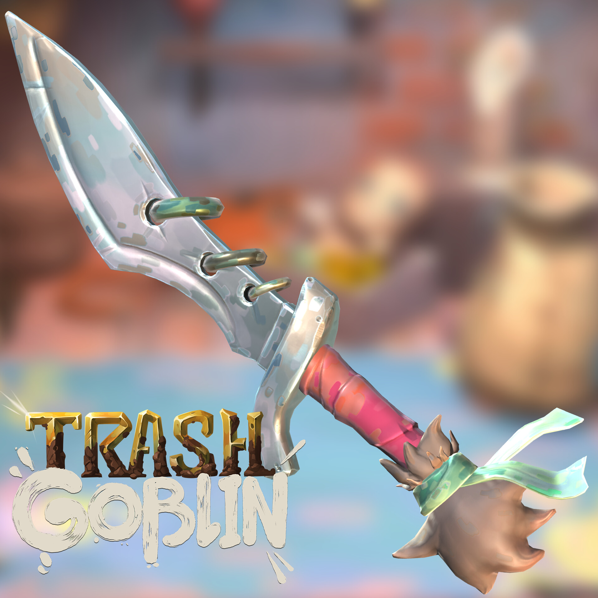 ArtStation - Trash Goblin - Dagger Trinkets