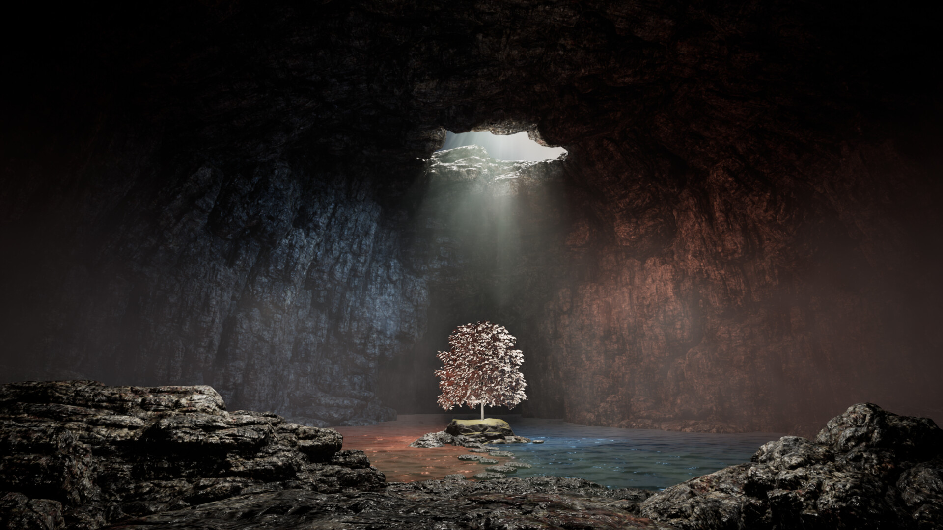 ArtStation - Misty Cave