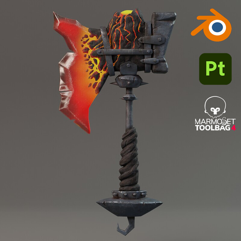 ArtStation - Lava Axe