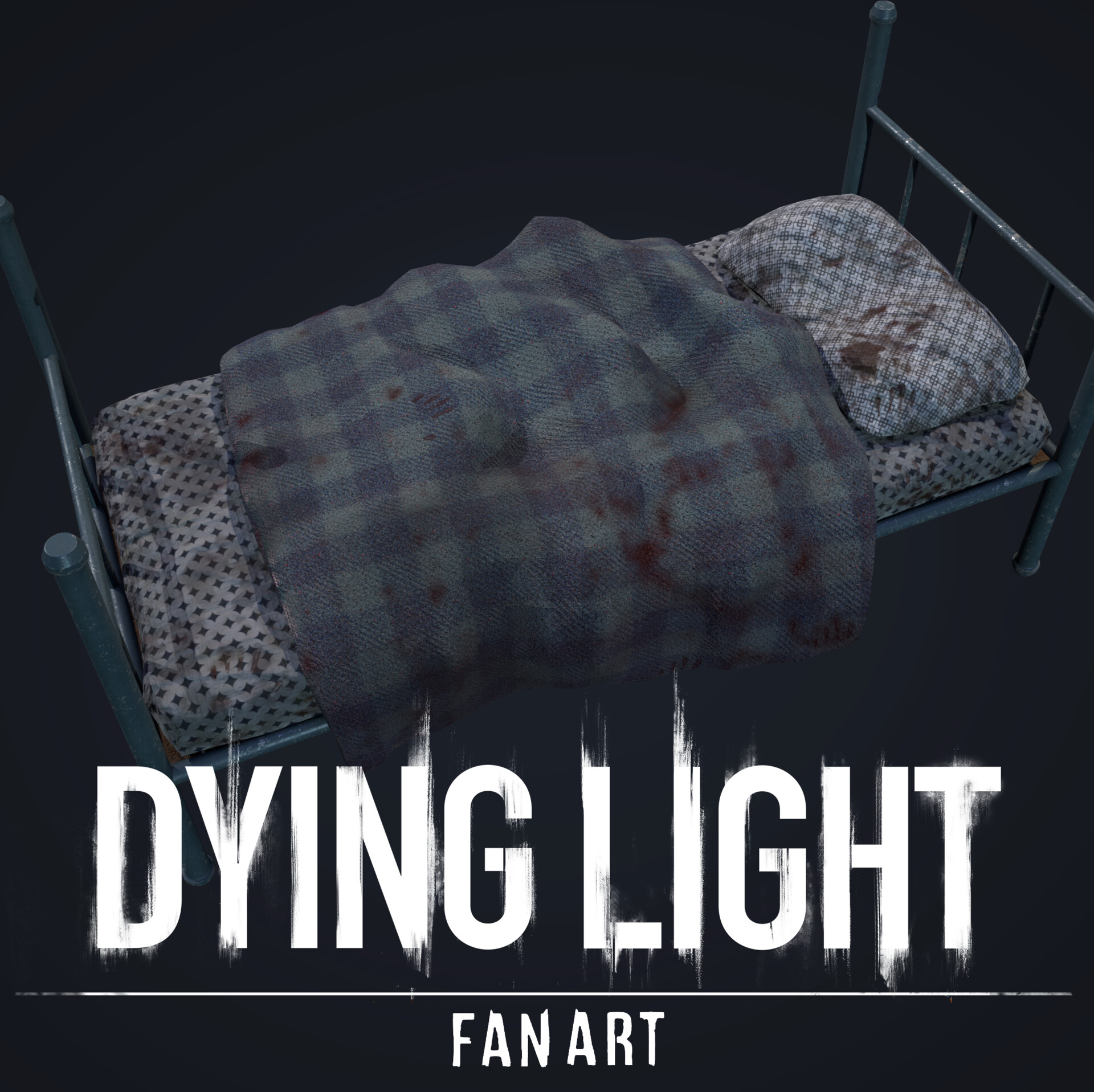 ArtStation - Post apocalyptic bed. Dying Light fan art