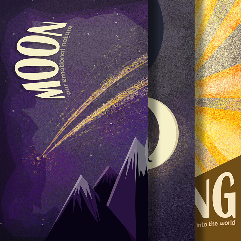 ArtStation - "The Big 3" Self-expression Poster