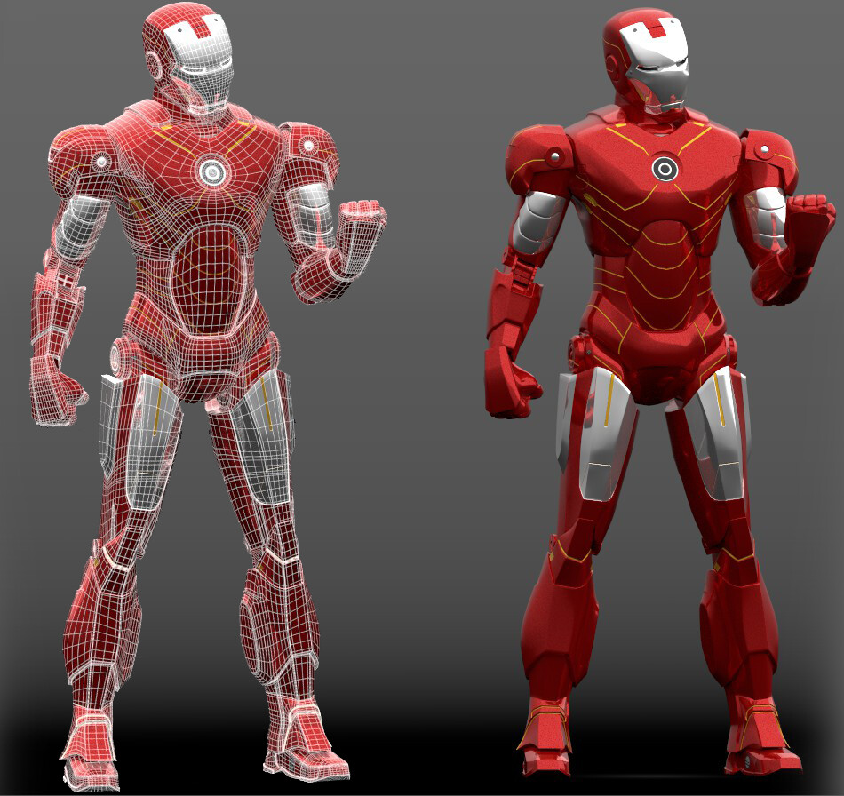 ArtStation - Character IRON Man