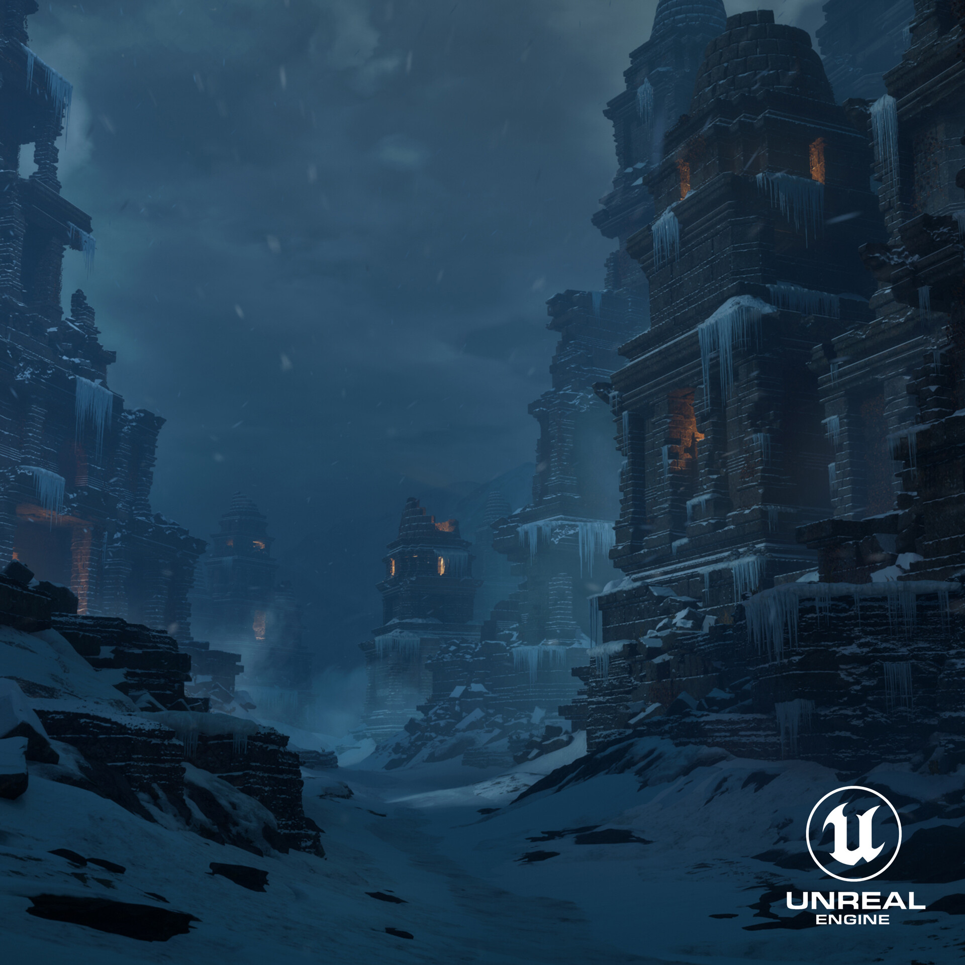 ArtStation - Ruins (Lighting Study)