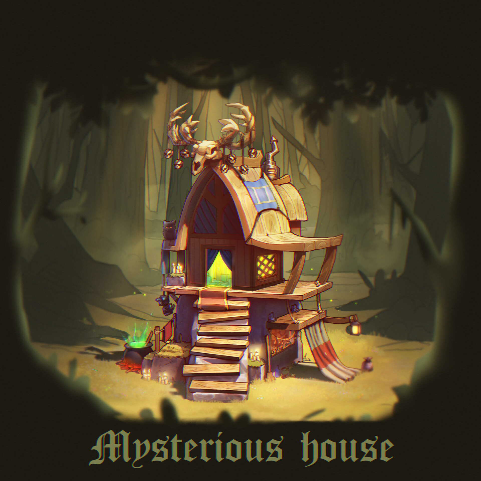 ArtStation - Mysterious House