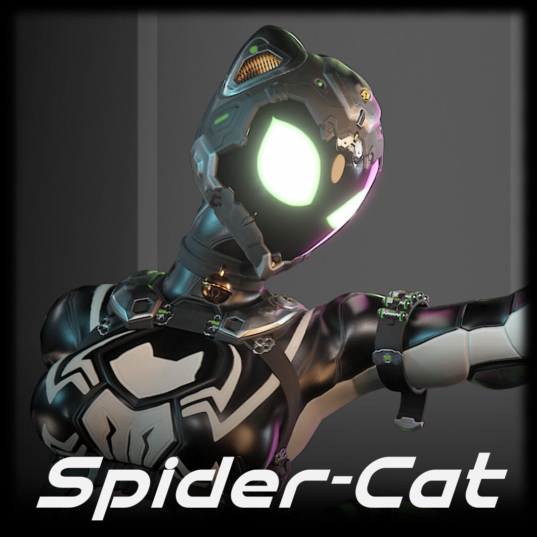 ArtStation - Spider-Cat