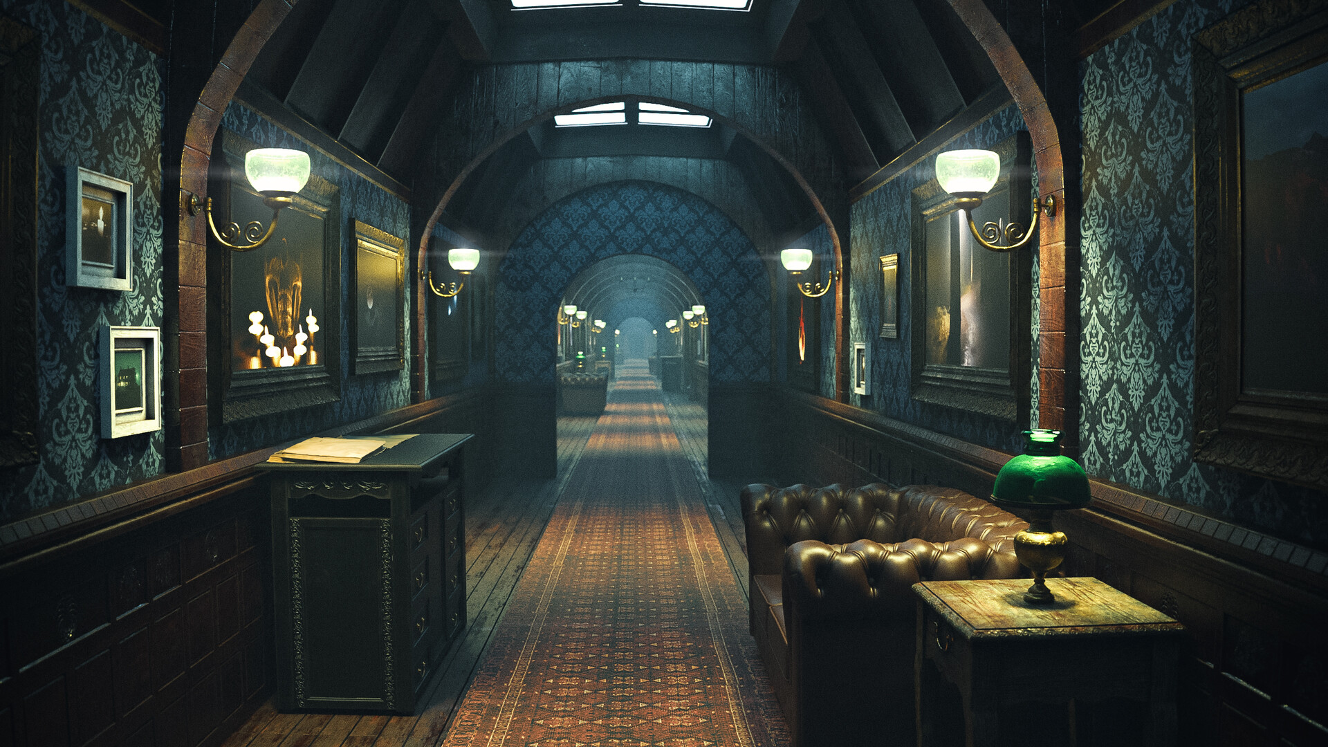 ArtStation - Anthology Hallway