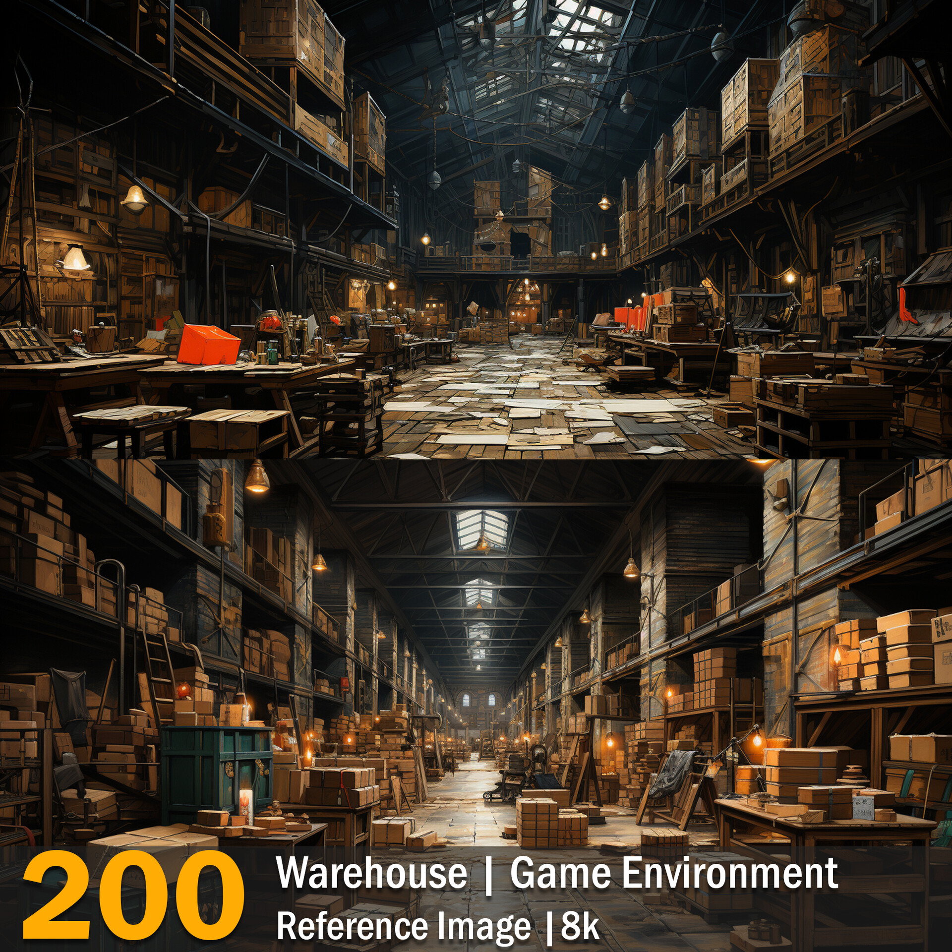 ArtStation - Warehouse | Game Environment | Reference Images | 8K