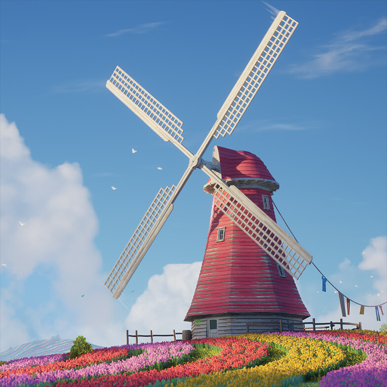 ArtStation - Tulip Fields