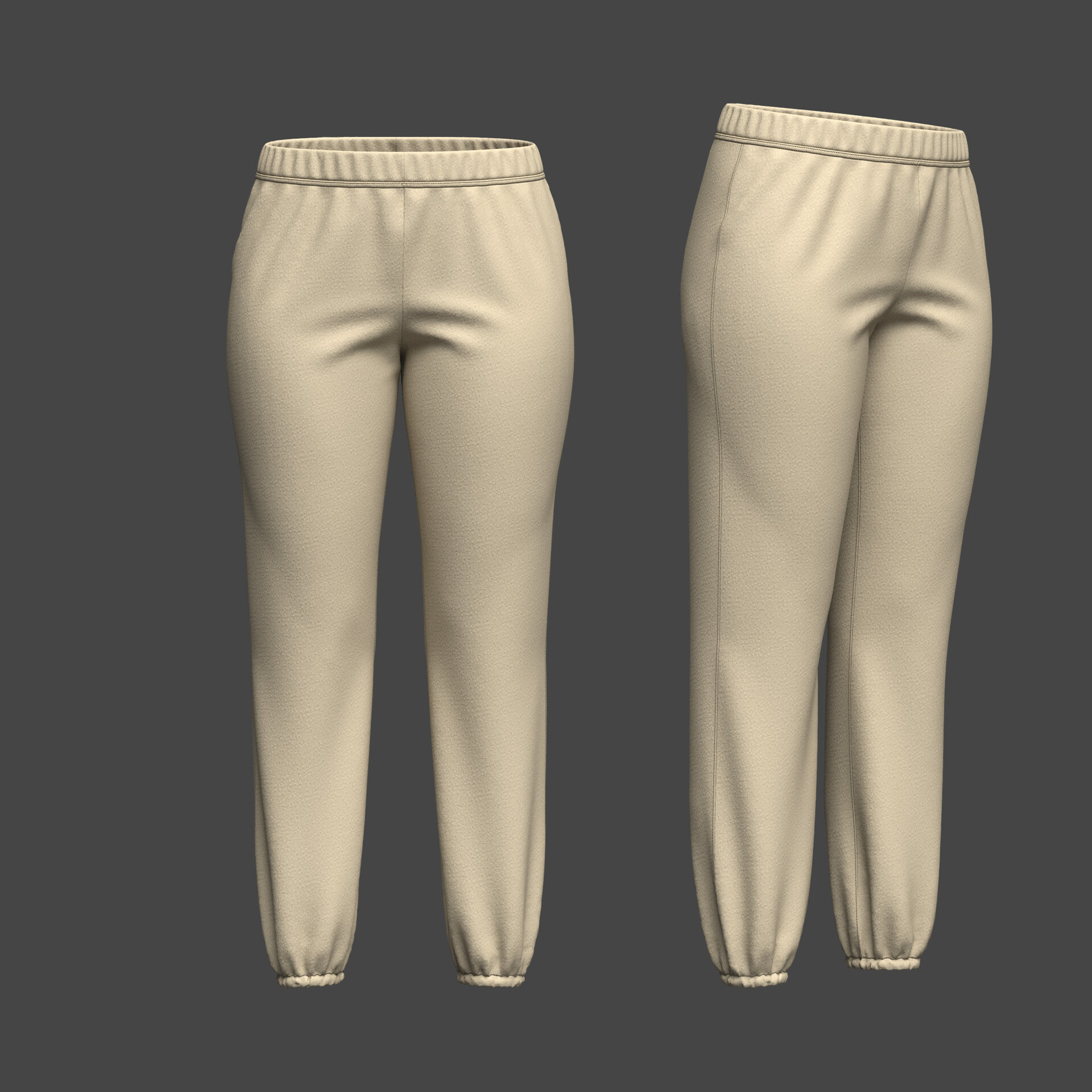 ArtStation - Track_Pant_3d_Model