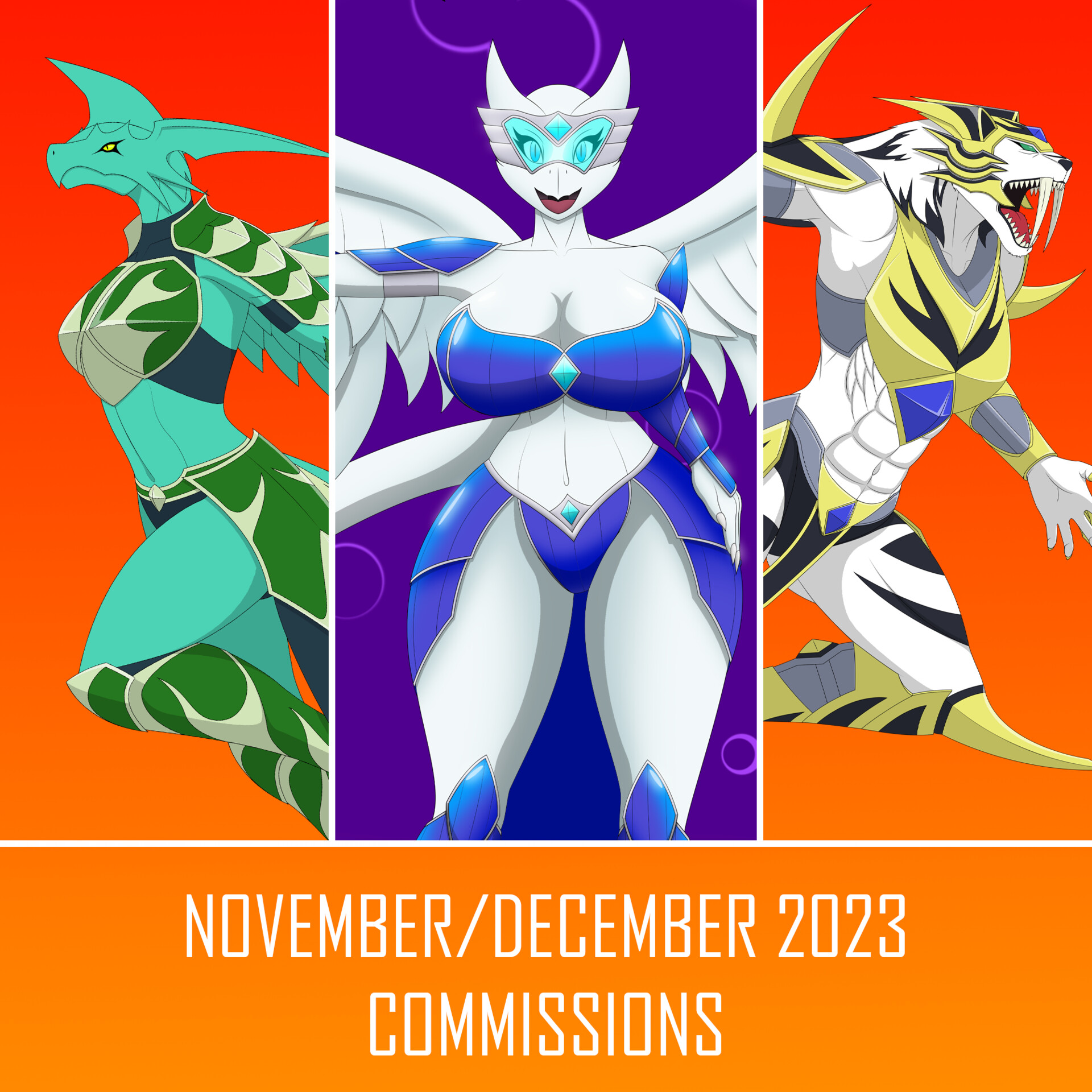 ArtStation - NOVEMBER/DECEMBER 2023 COMMISSIONS