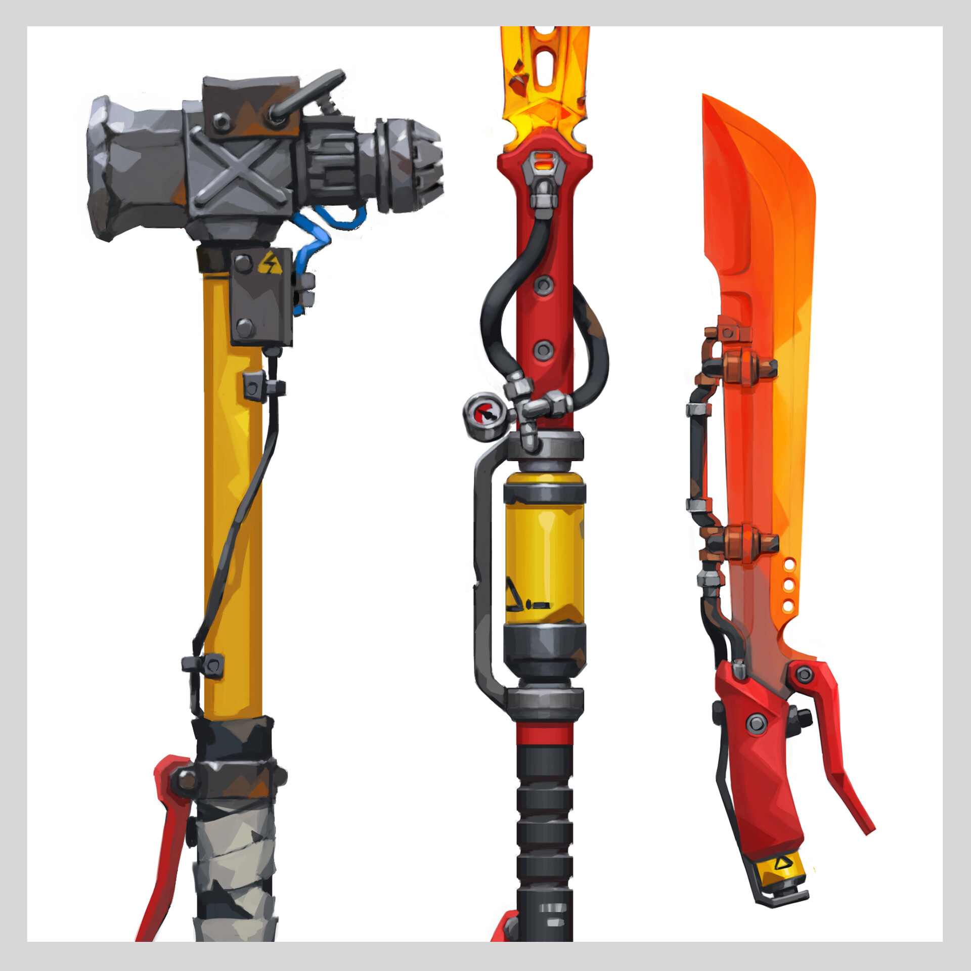 ArtStation - fire weapon_concept art
