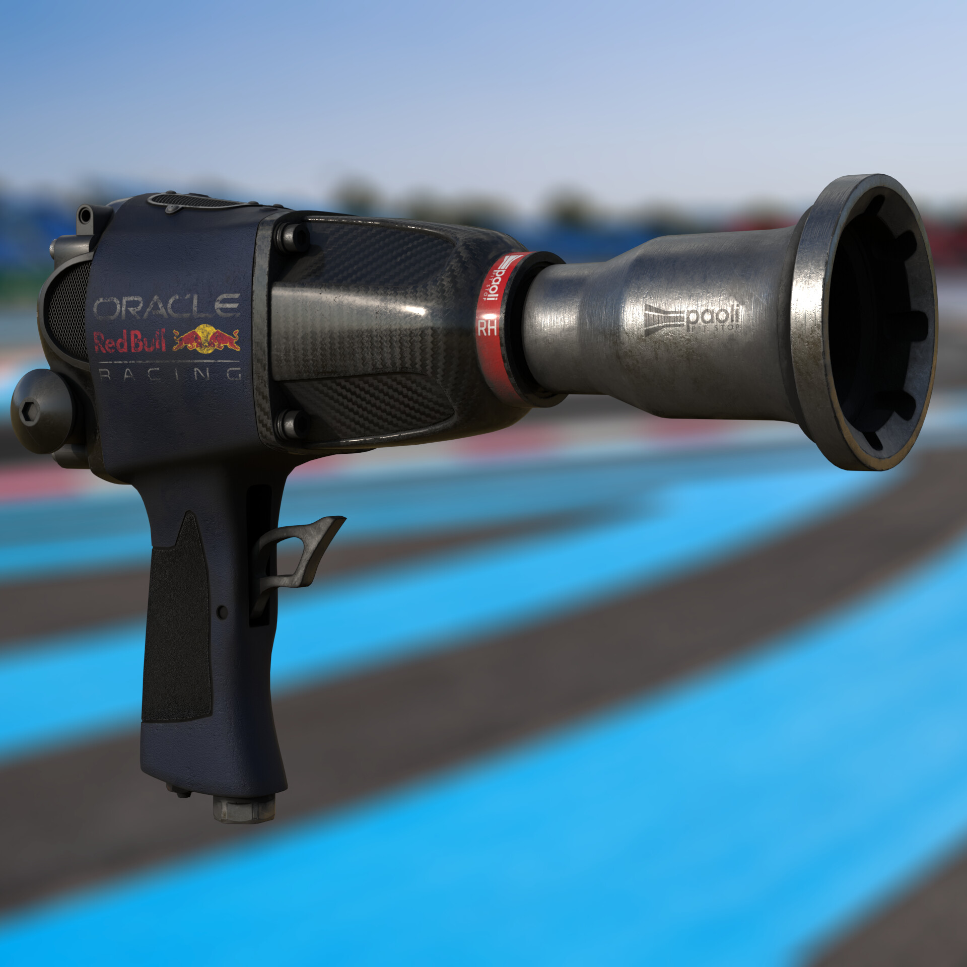 ArtStation - Formula 1 Wheel Gun (Degree Course Assignment)