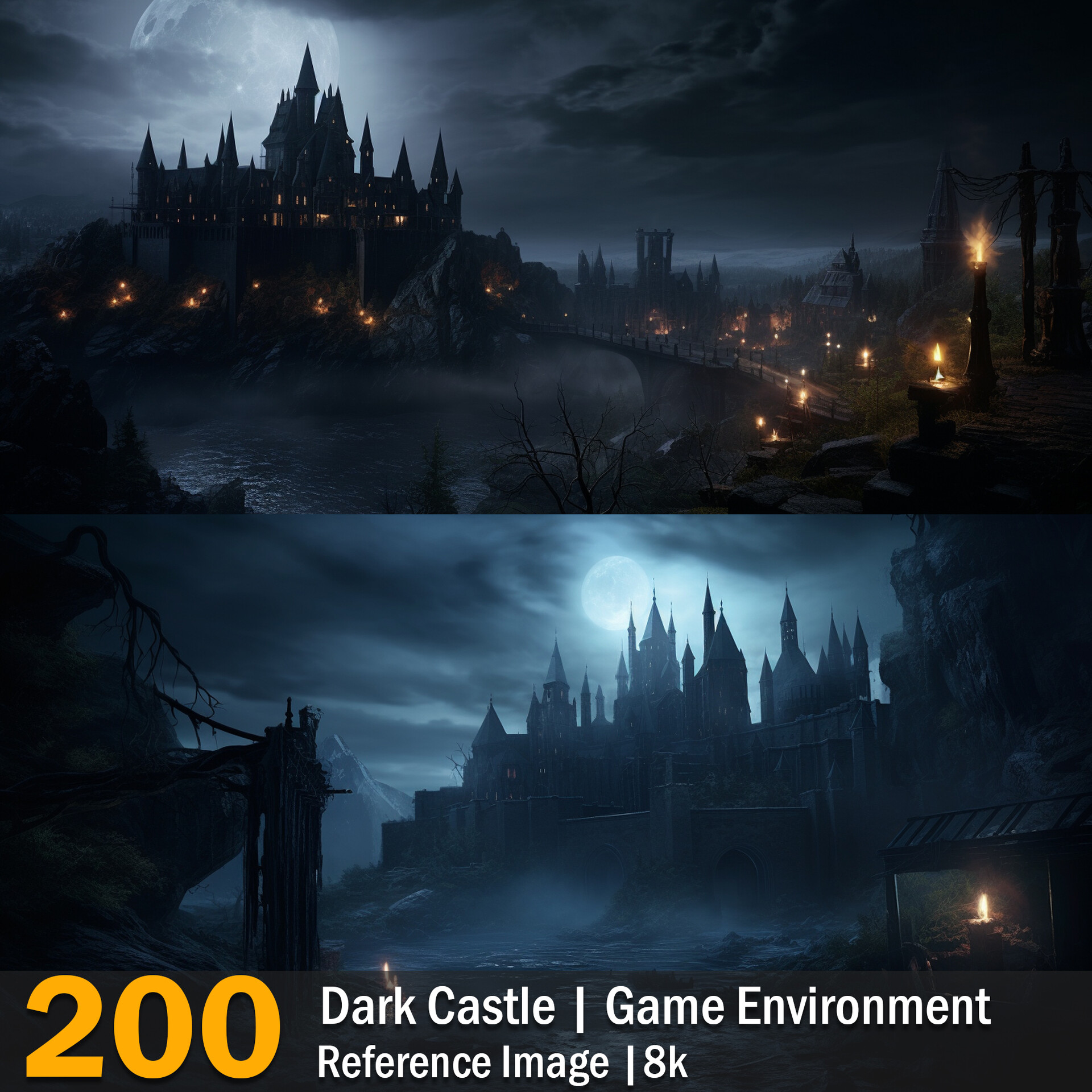 ArtStation - Dark Castle | Game Environment | Reference Images | 8K