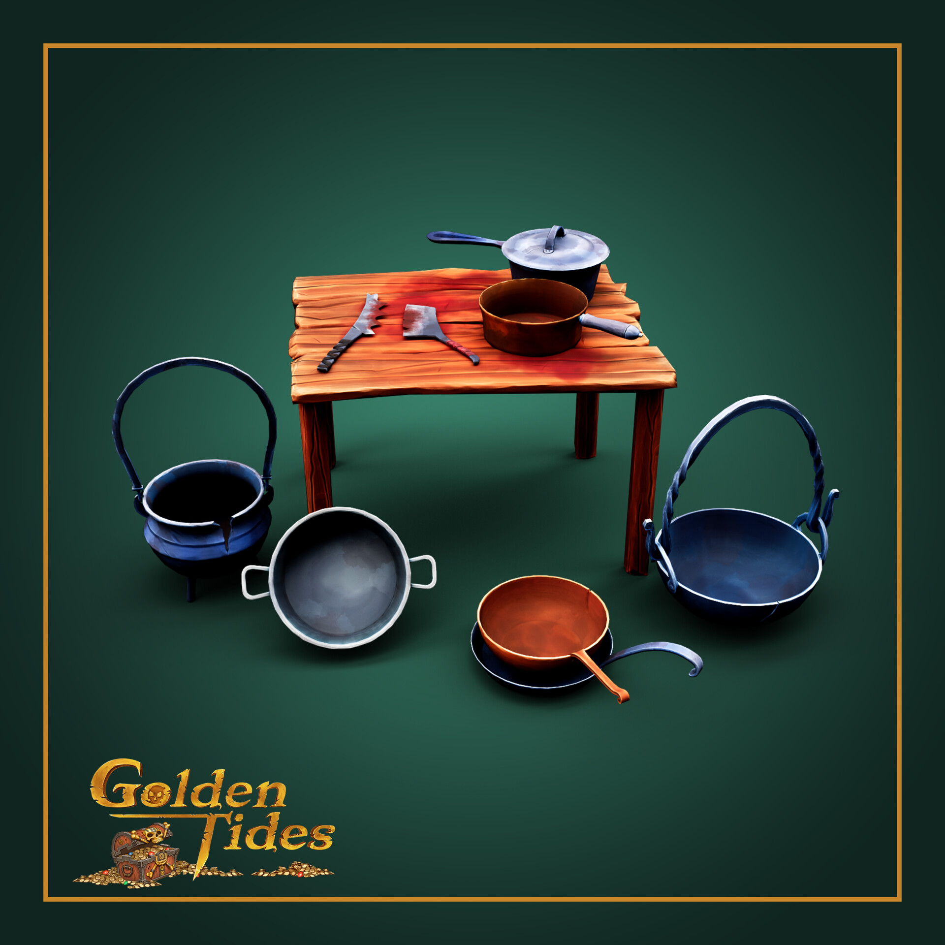 ArtStation - kitchen props