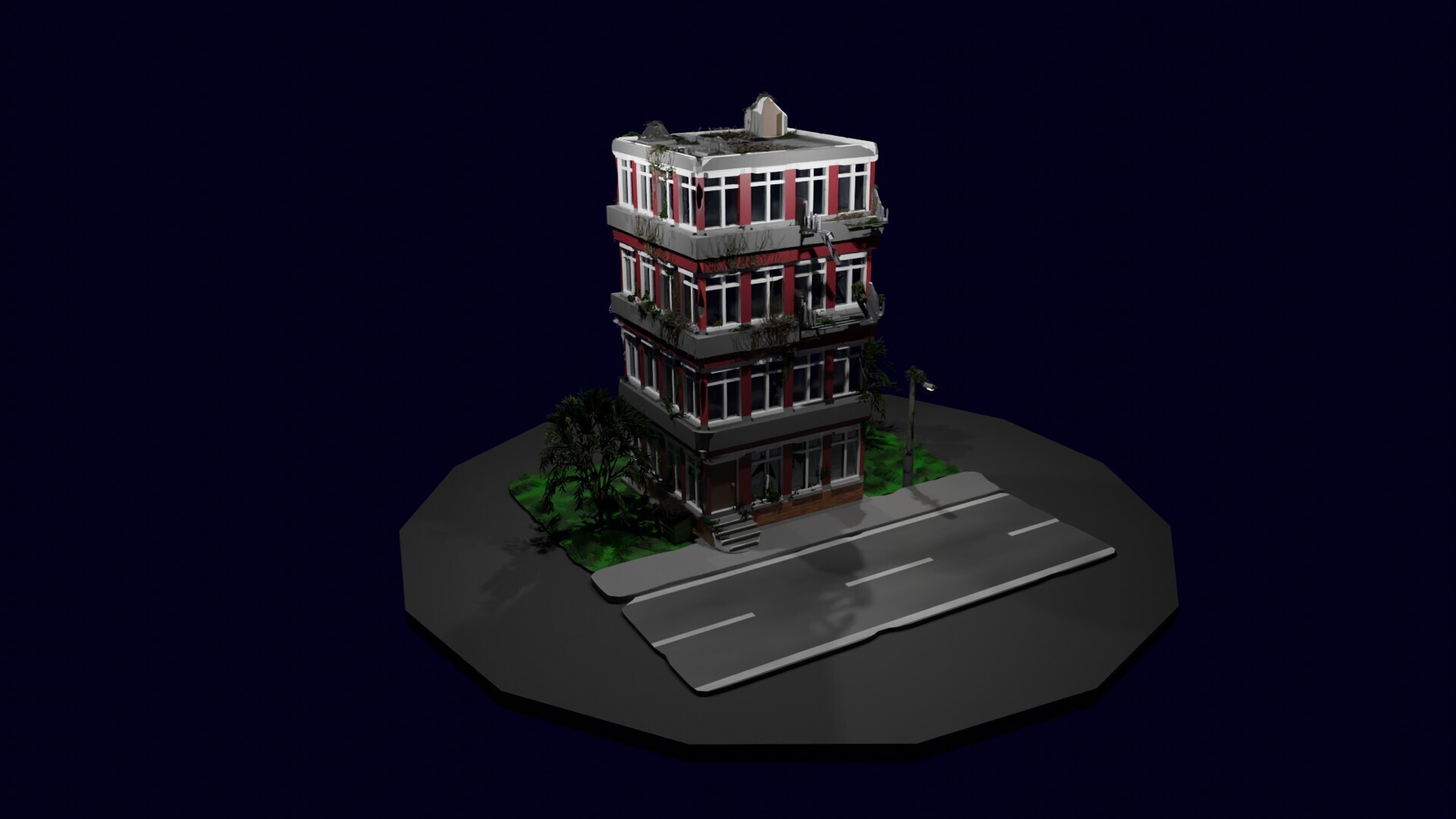 ArtStation - Post Apocalyptic Buildings