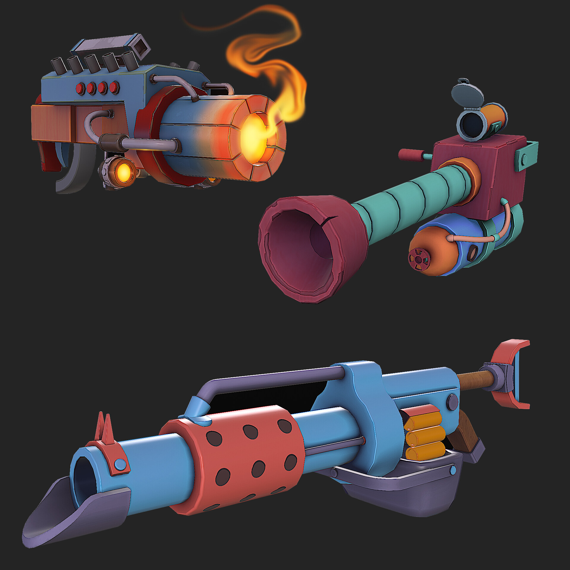 ArtStation - Stylized Handmade Weapon Set - 02