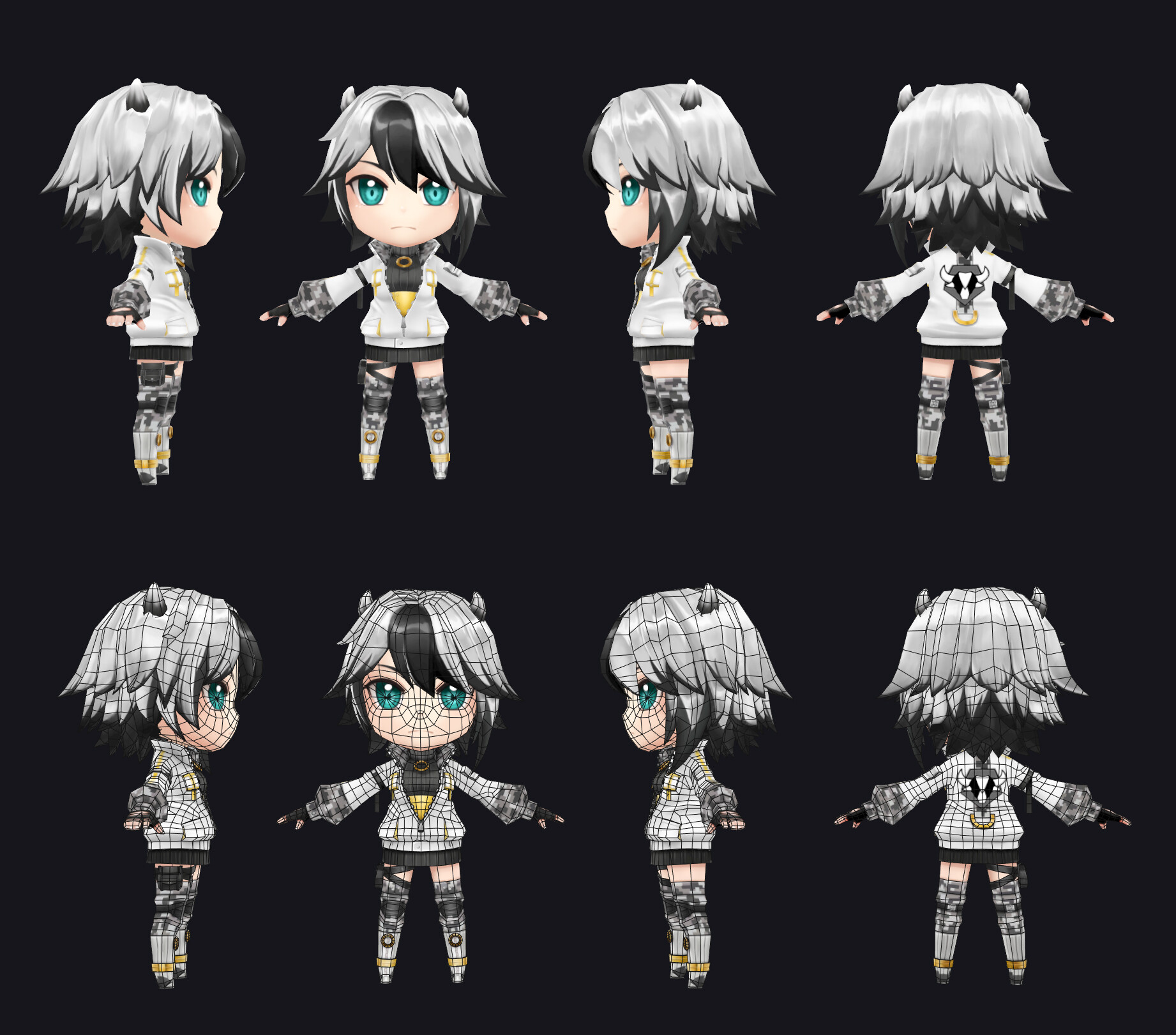 ArtStation - 3D Chibi For game