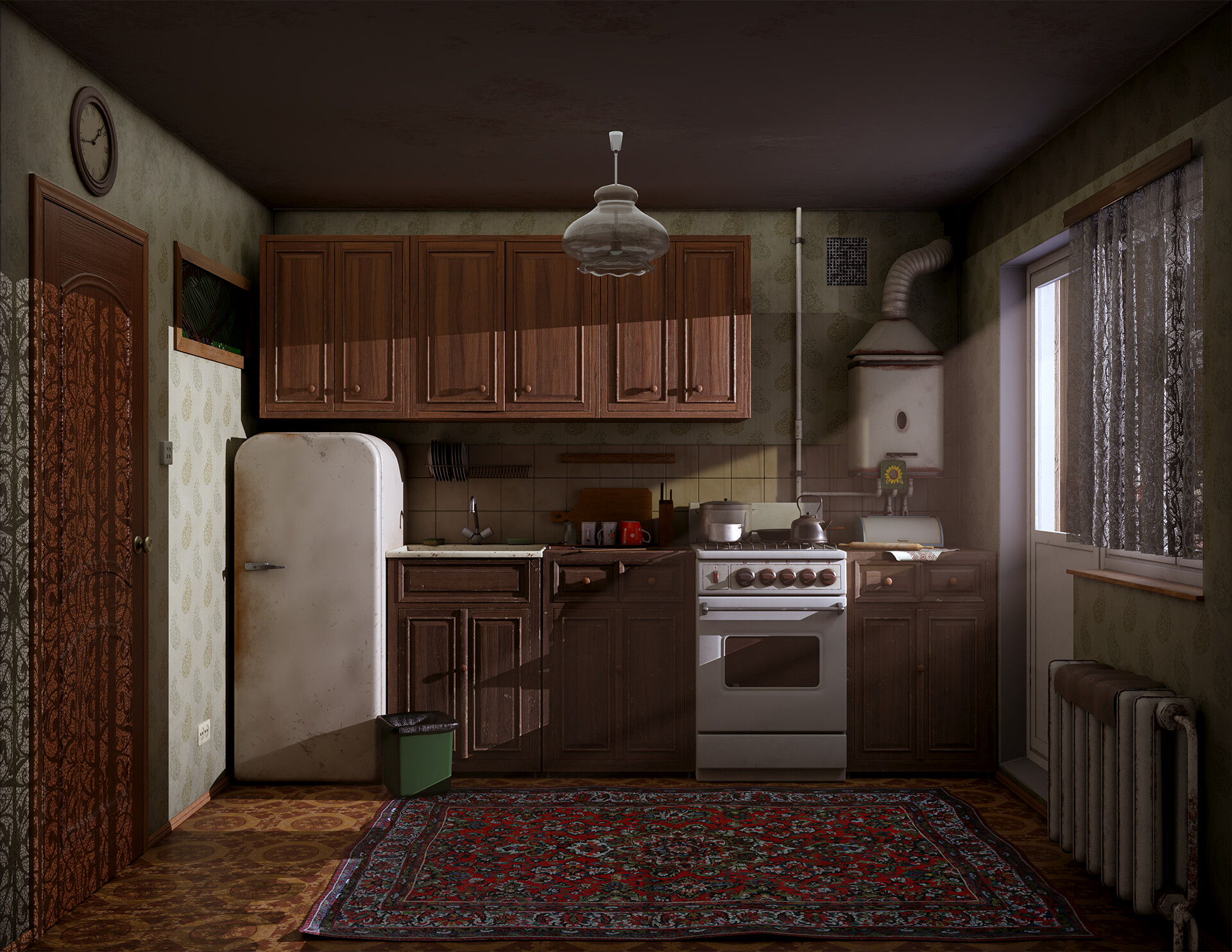 ArtStation - Soviet Kitchen
