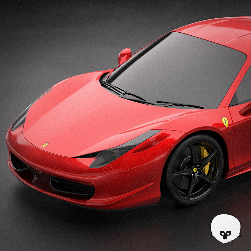 ArtStation - Ferrari 458 Italia