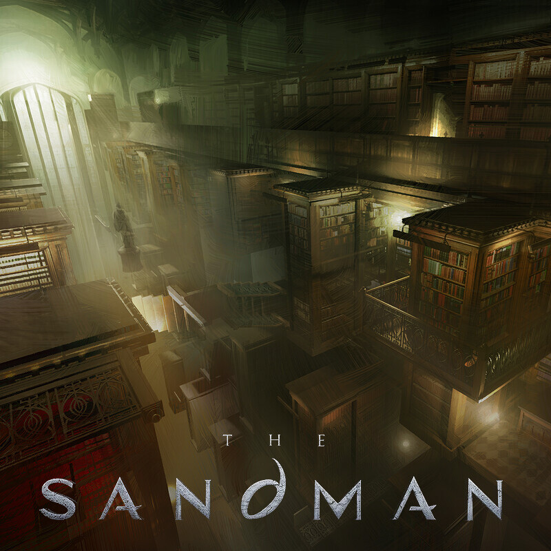 ArtStation - The Sandman (Netflix) - Dream's Library