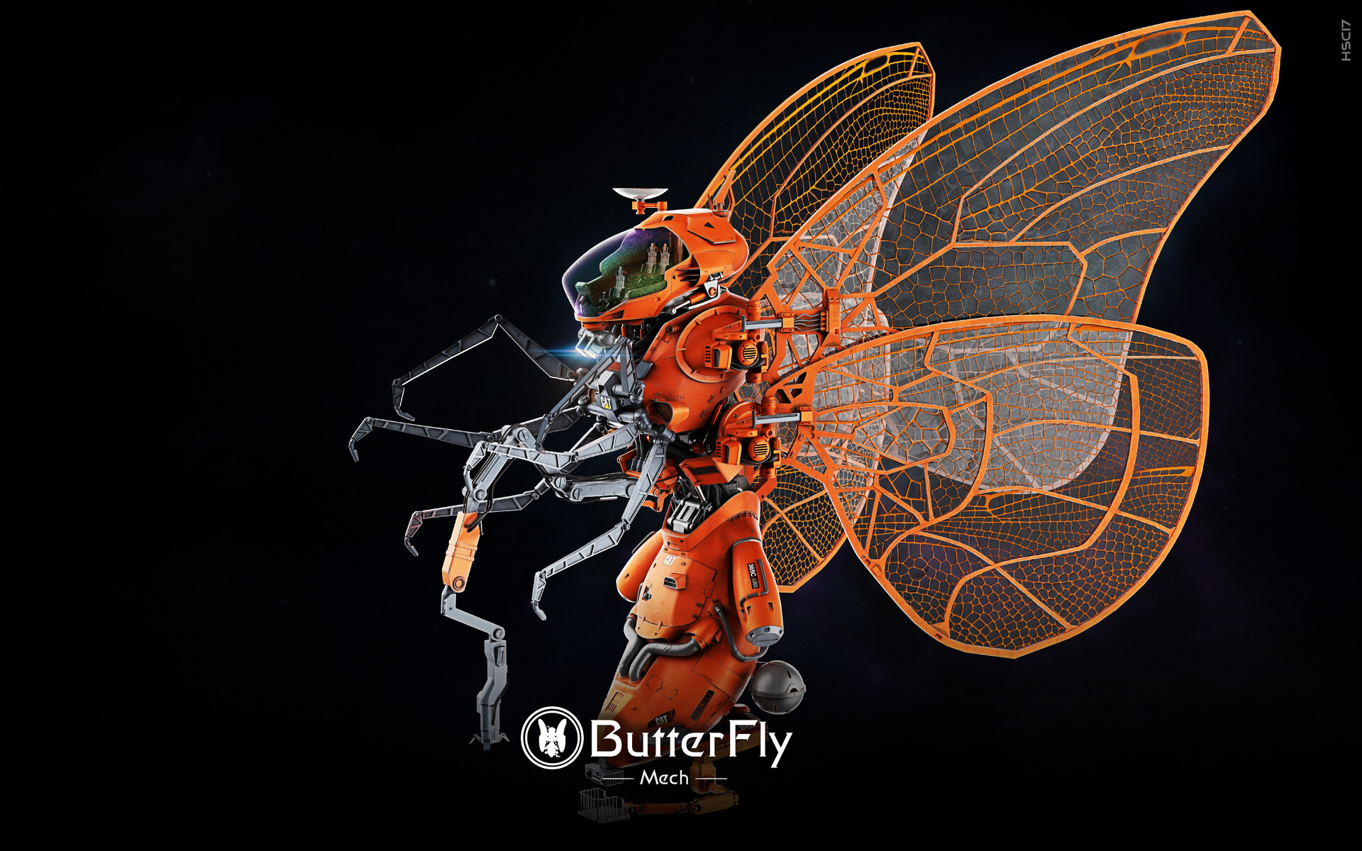 ArtStation - BUTTERFLY Mech - Aircraft