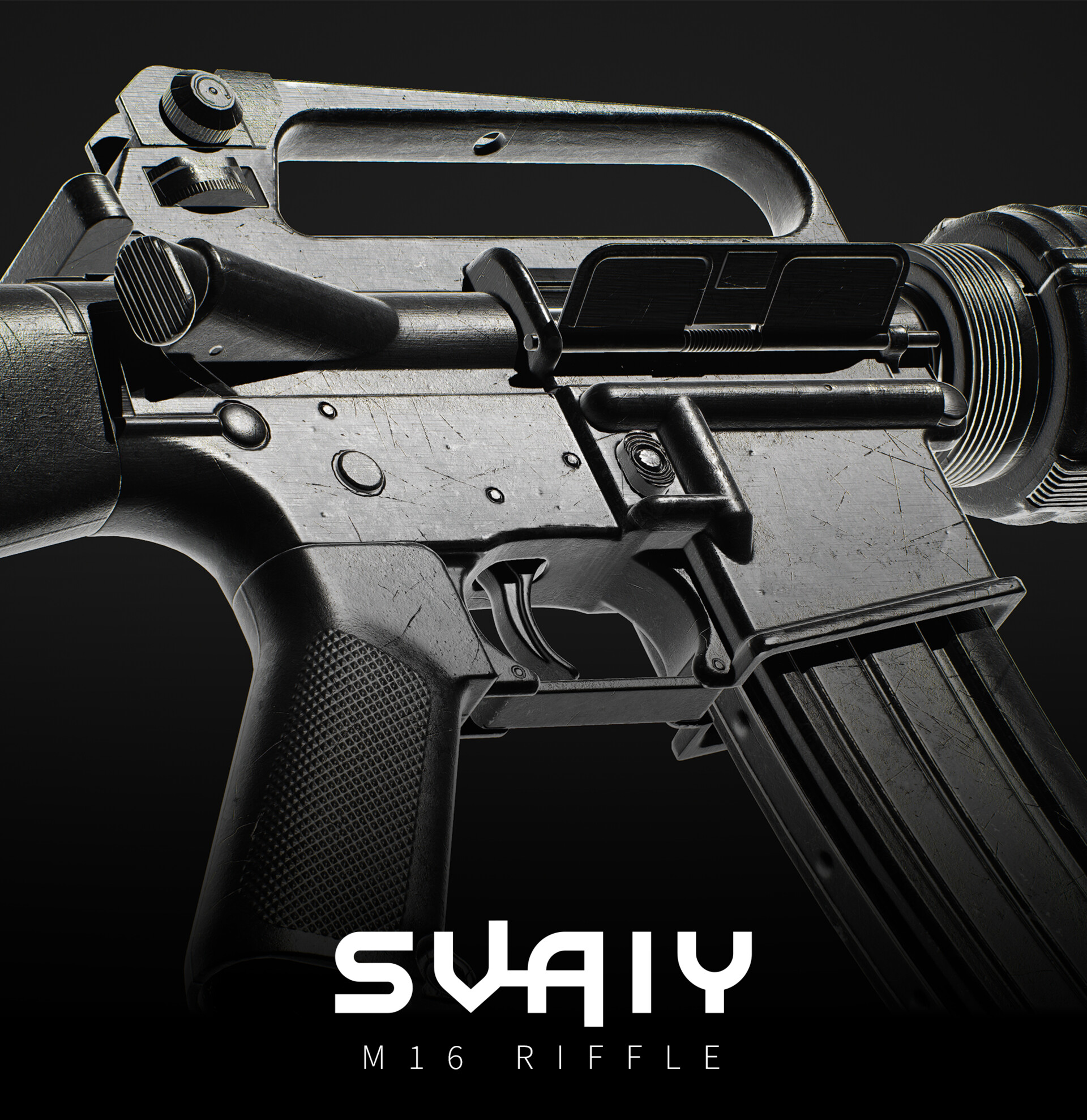 ArtStation - M16 Riffle |3D Weapon