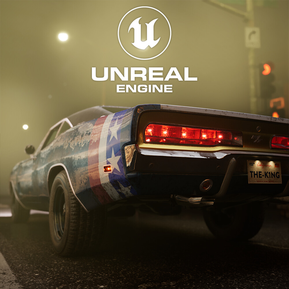 ArtStation - King is Back Short Movie - Dodge Charger Scenes