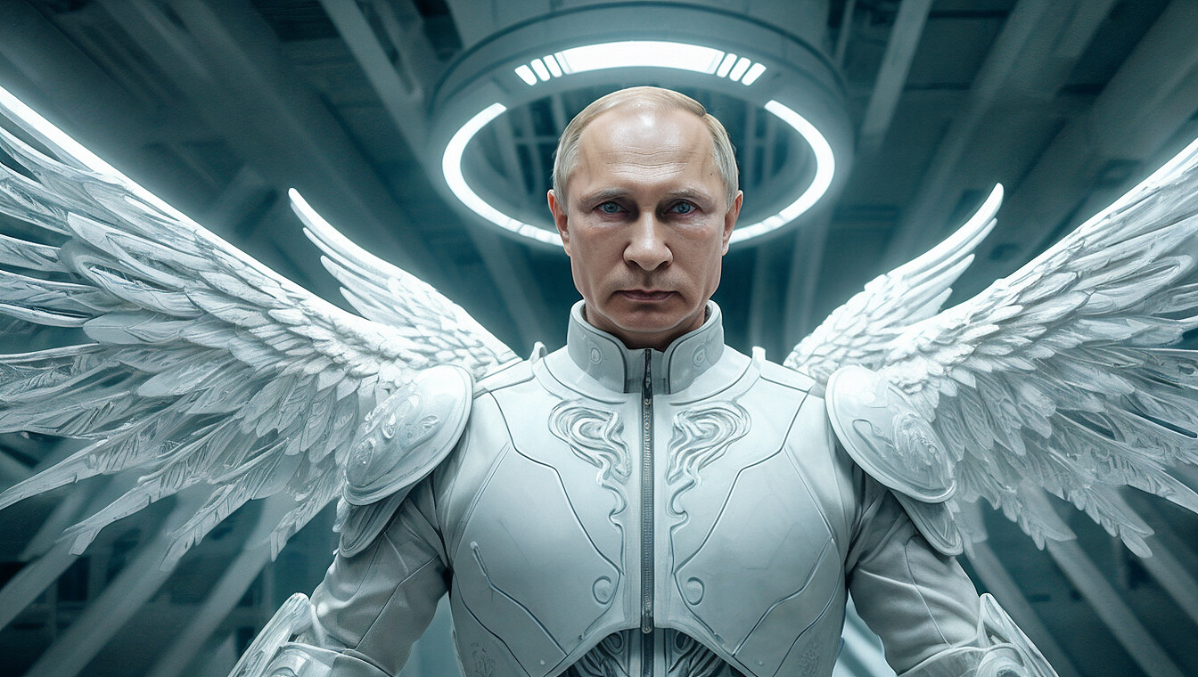 ArtStation - Vladimir Putin - warrior of light