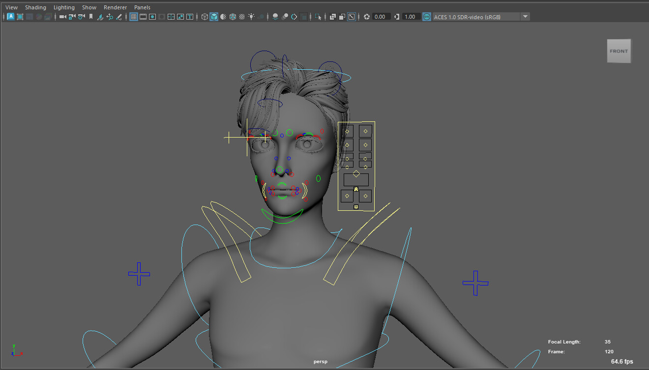 ArtStation - 2022_Basic rig │character modeling │male