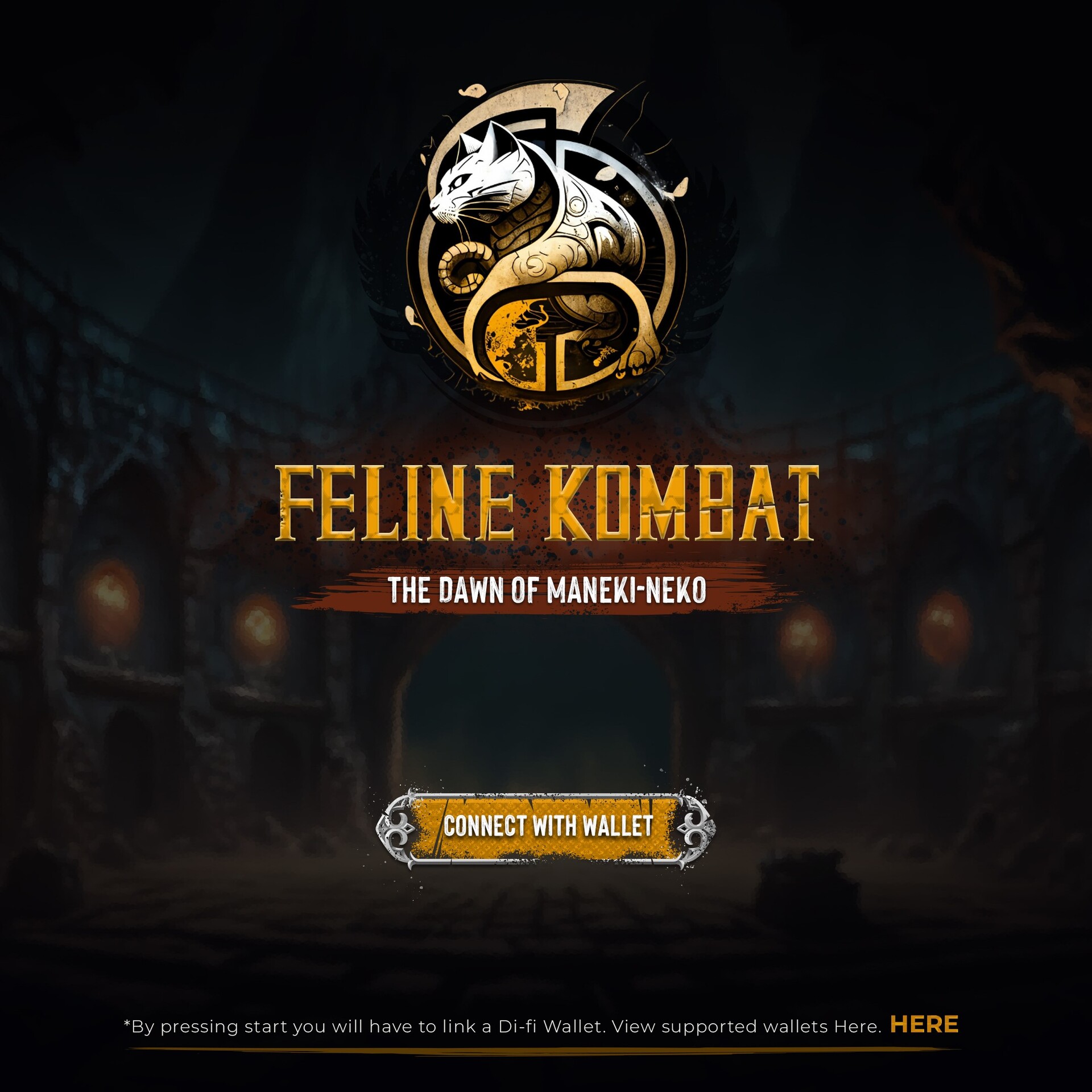 ArtStation - FELINE KOMBAT | UI Design