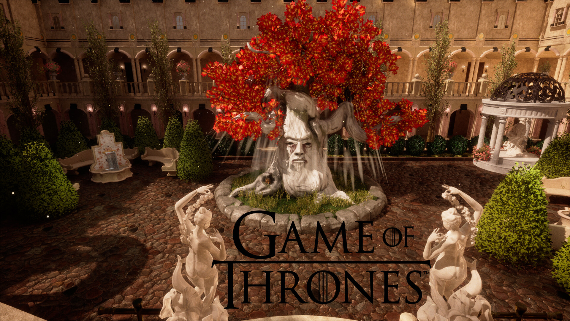 ArtStation - Highgarden House Tyrell Godswoods