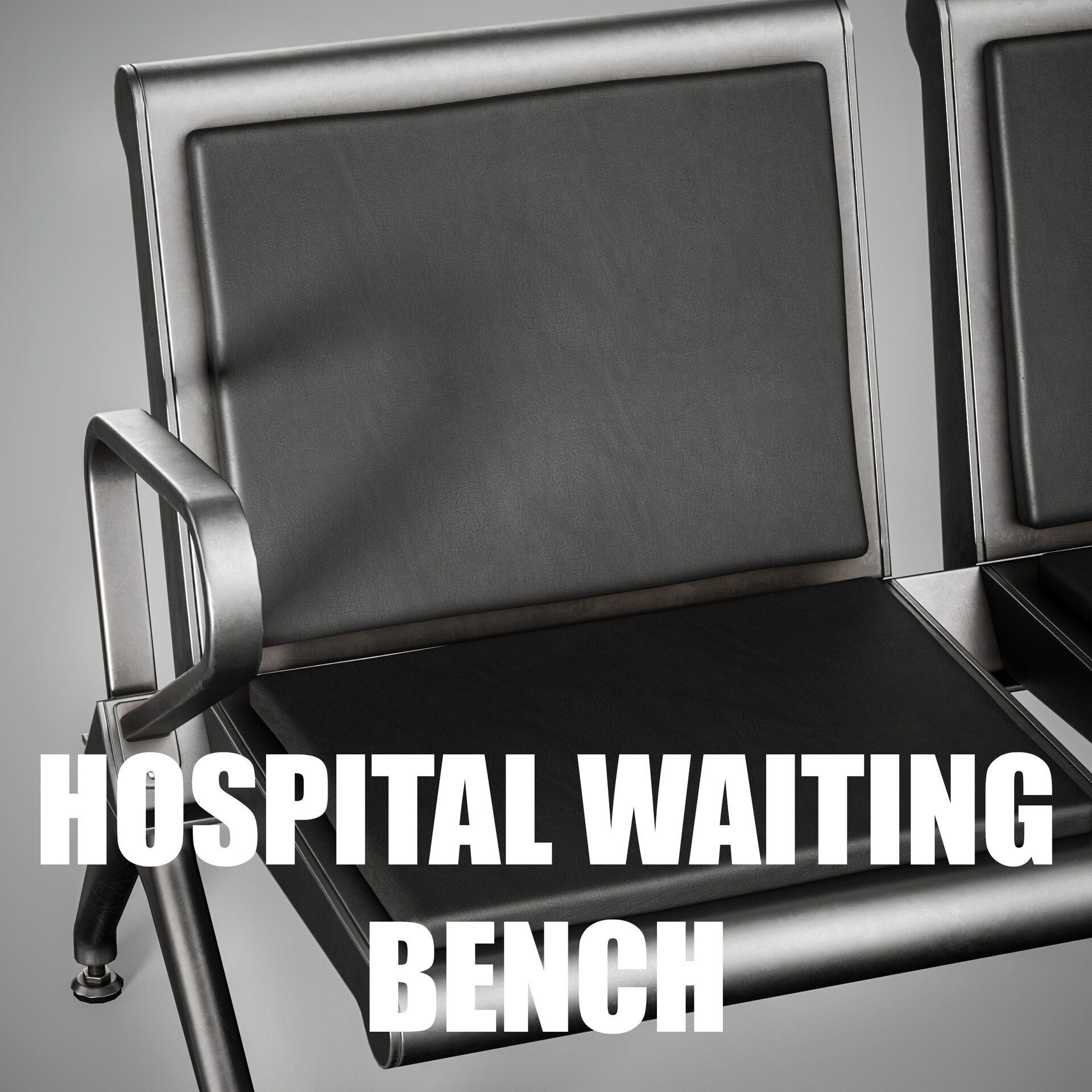 ArtStation - Hospital Waiting Bench