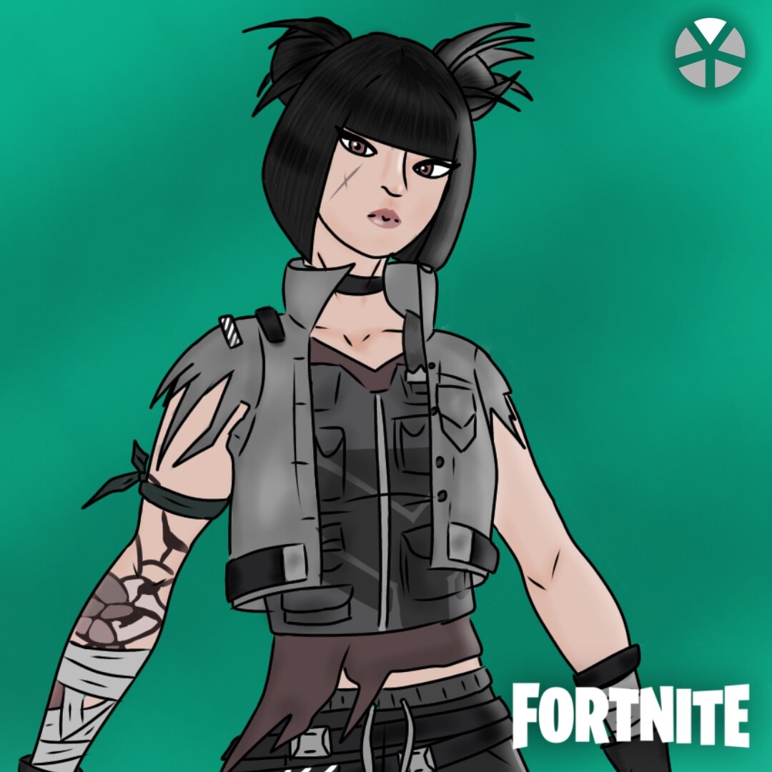 ArtStation - Fortnite Skin Concept | Combat Charlotte - Redesign